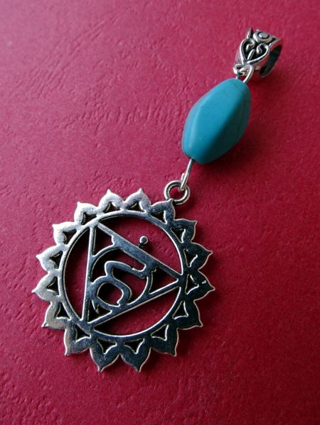 Tirkiz i Višudha čakra, privezak - Privesci